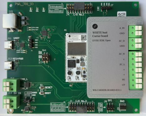 ISO 15118 V2G, PnC, BTP, DIN 70121, SAE J2847/2, J1772 Evaluation Board ...